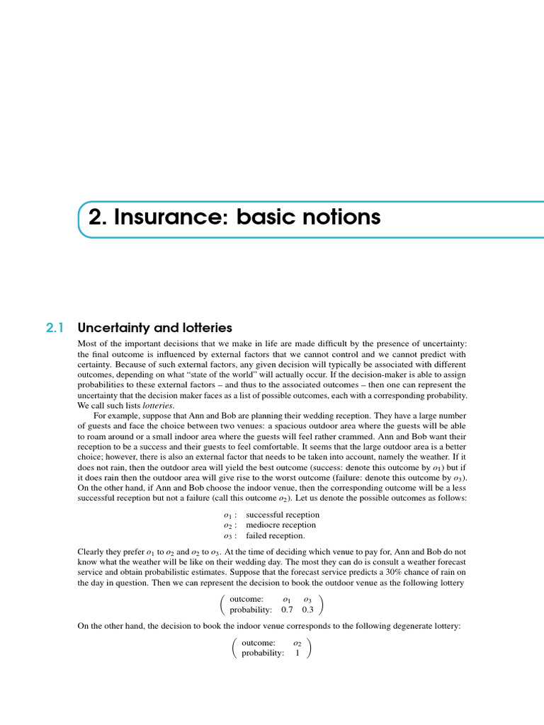 Bonanno - Uncertainty Risk Information - Cap 2 | PDF | Risk Aversion ...