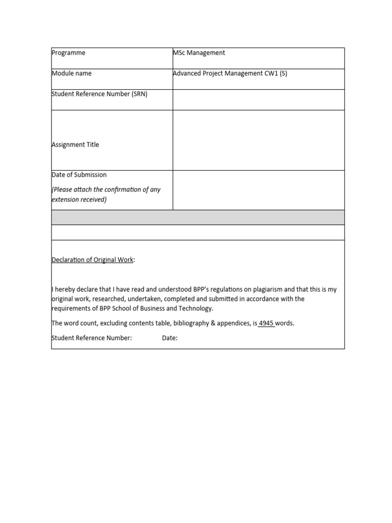 Apm Swot | PDF | Agile Software Development | Change Management