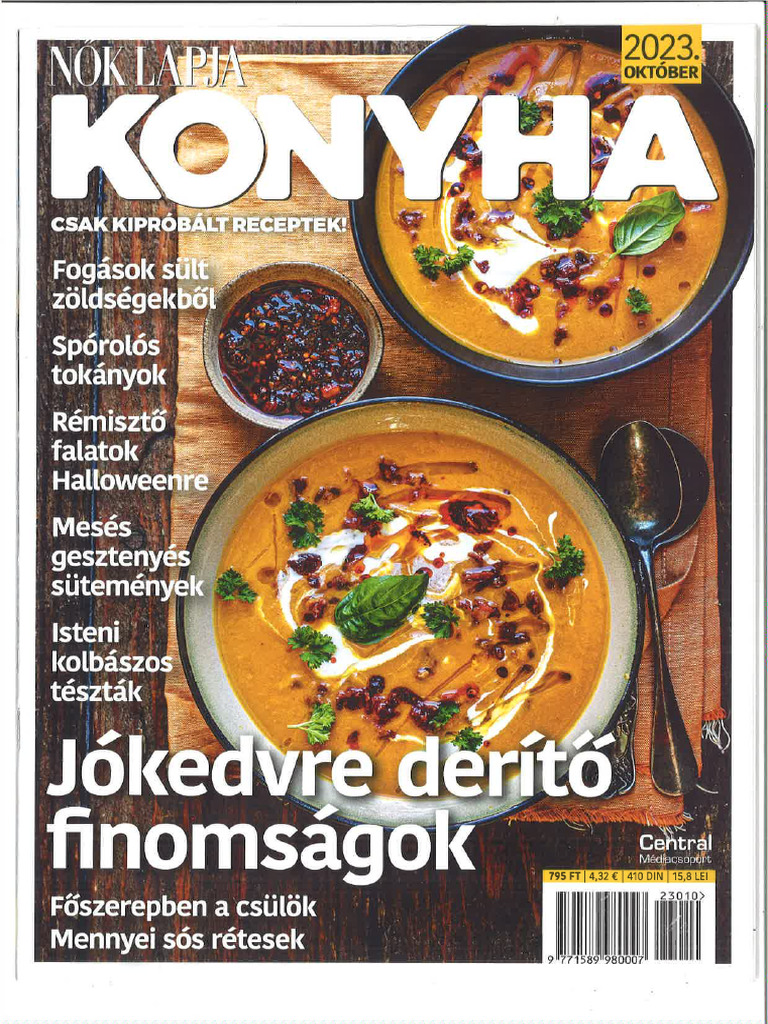 Nők Lapja Konyha 2023 10 Október | PDF