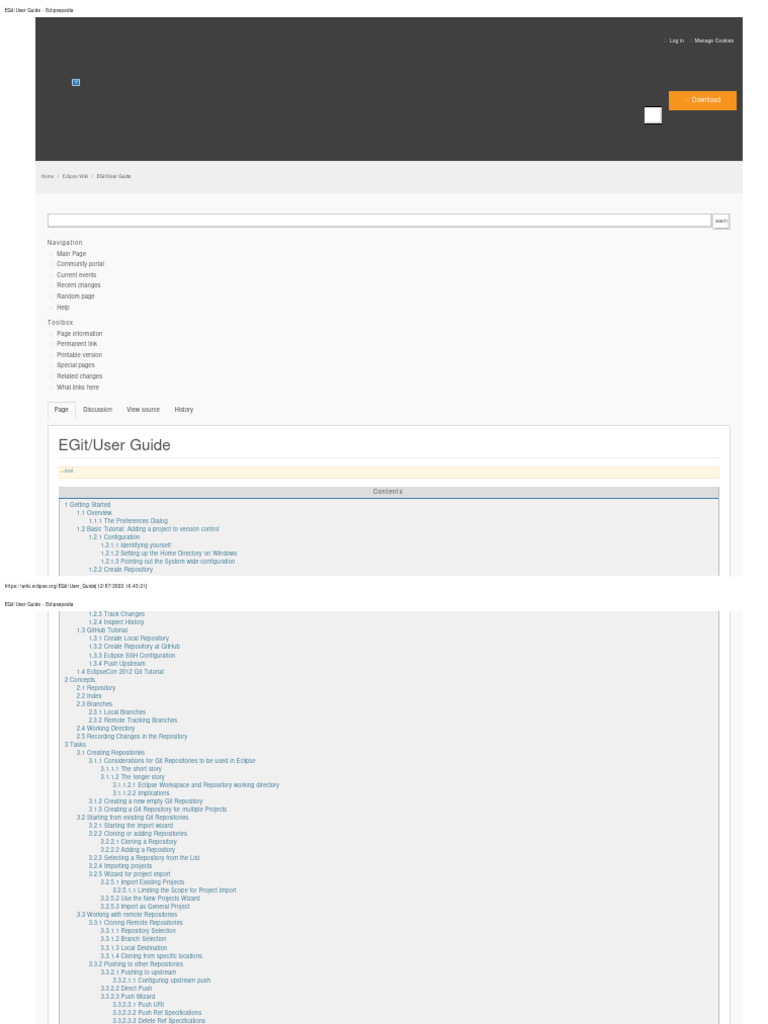 Egit User Guide Eclipsepedia Pdf Computer File Secure Shell