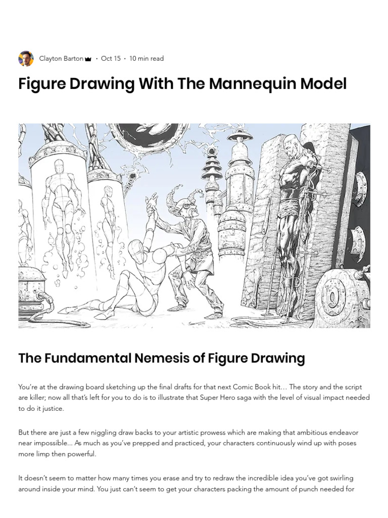 Mastering Figure Drawing with Mannequins | PDF | Figure Drawing