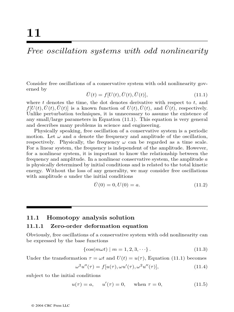 C407X 11 | PDF | Nonlinear System | Oscillation