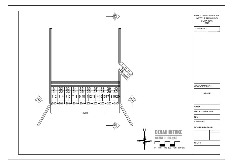 Maya Kurnia Sita - Denah Intake | PDF