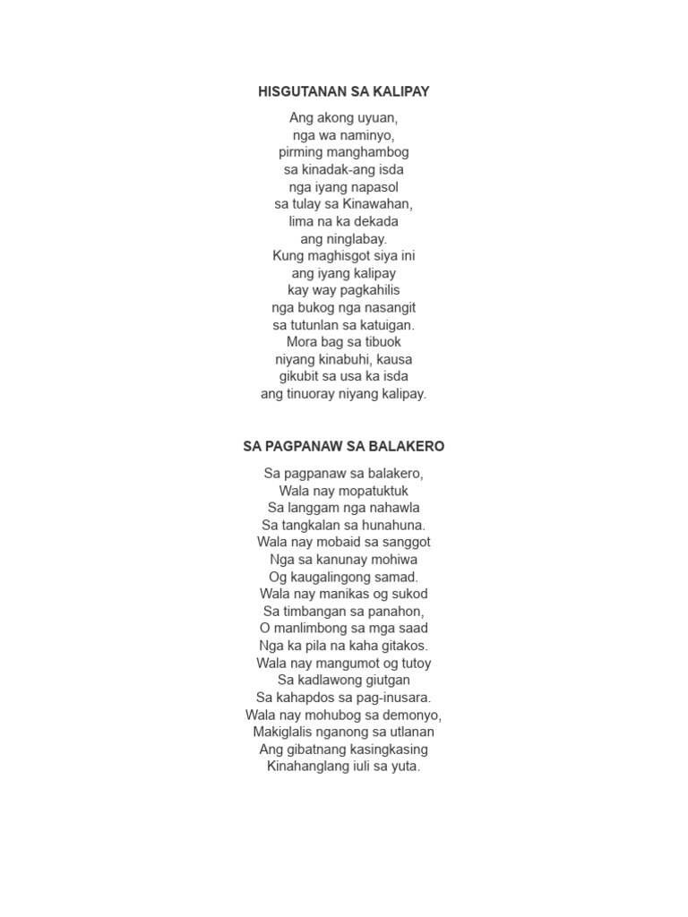 Adonis Durado Poems | PDF