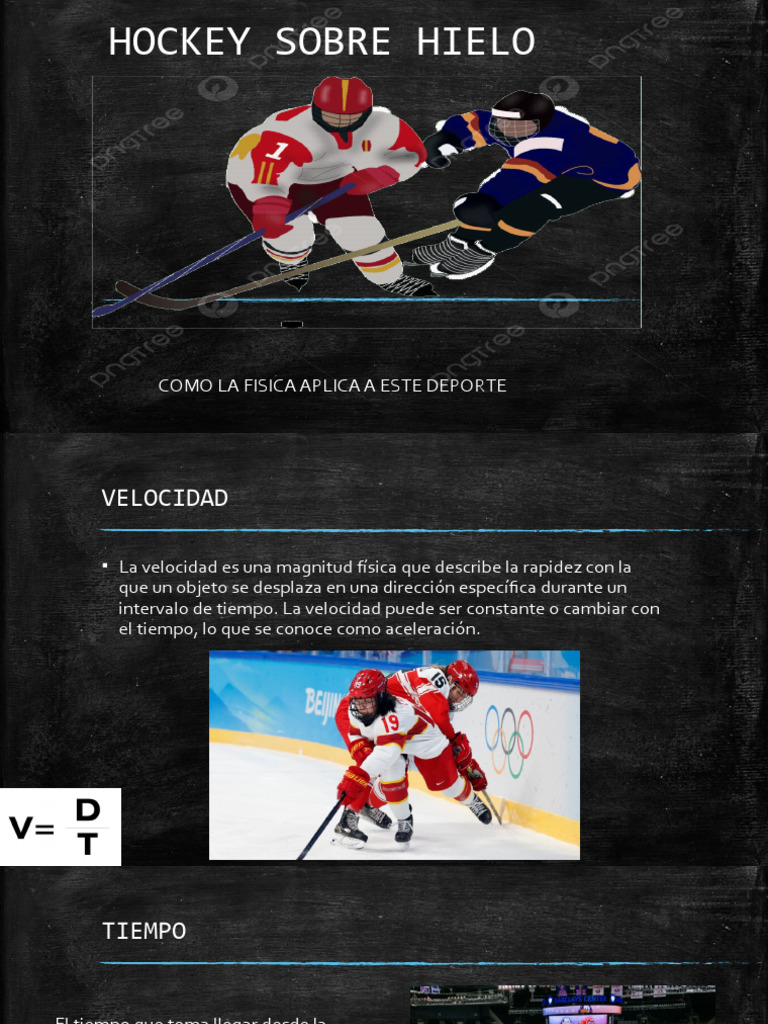 Física en el Hockey sobre Hielo | PDF