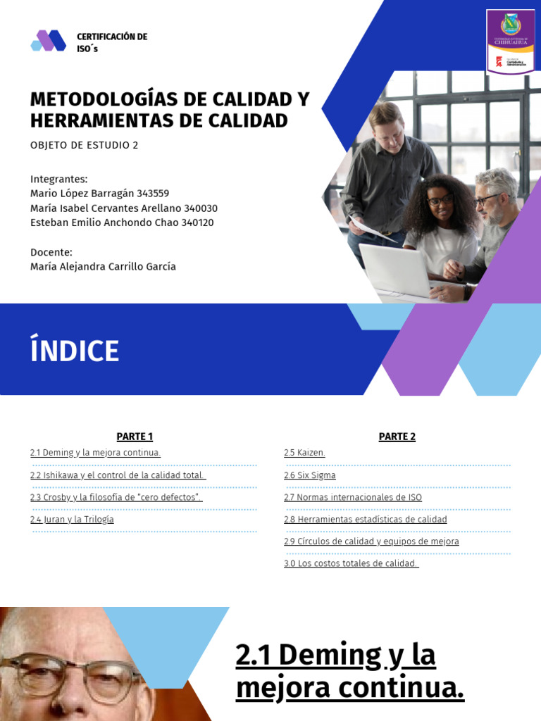 Metodologías de Calidad | PDF | Calidad (comercial) | Lean Manufacturing