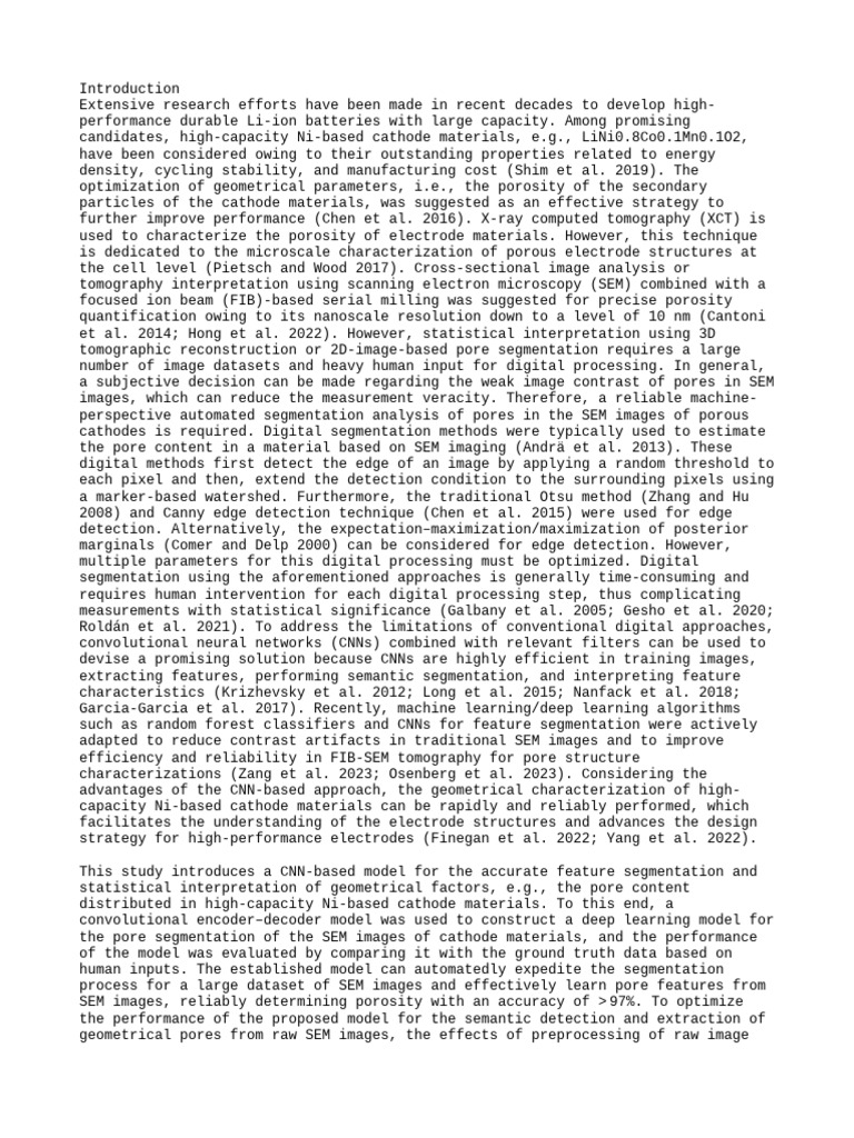 Introduction | PDF | Image Segmentation | Scanning Electron Microscope