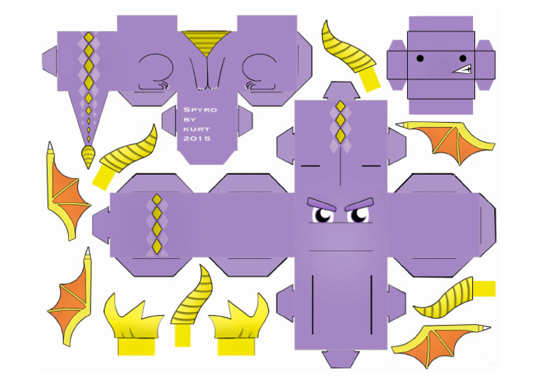 Dragon Paper Toys Paper Craft | PDF