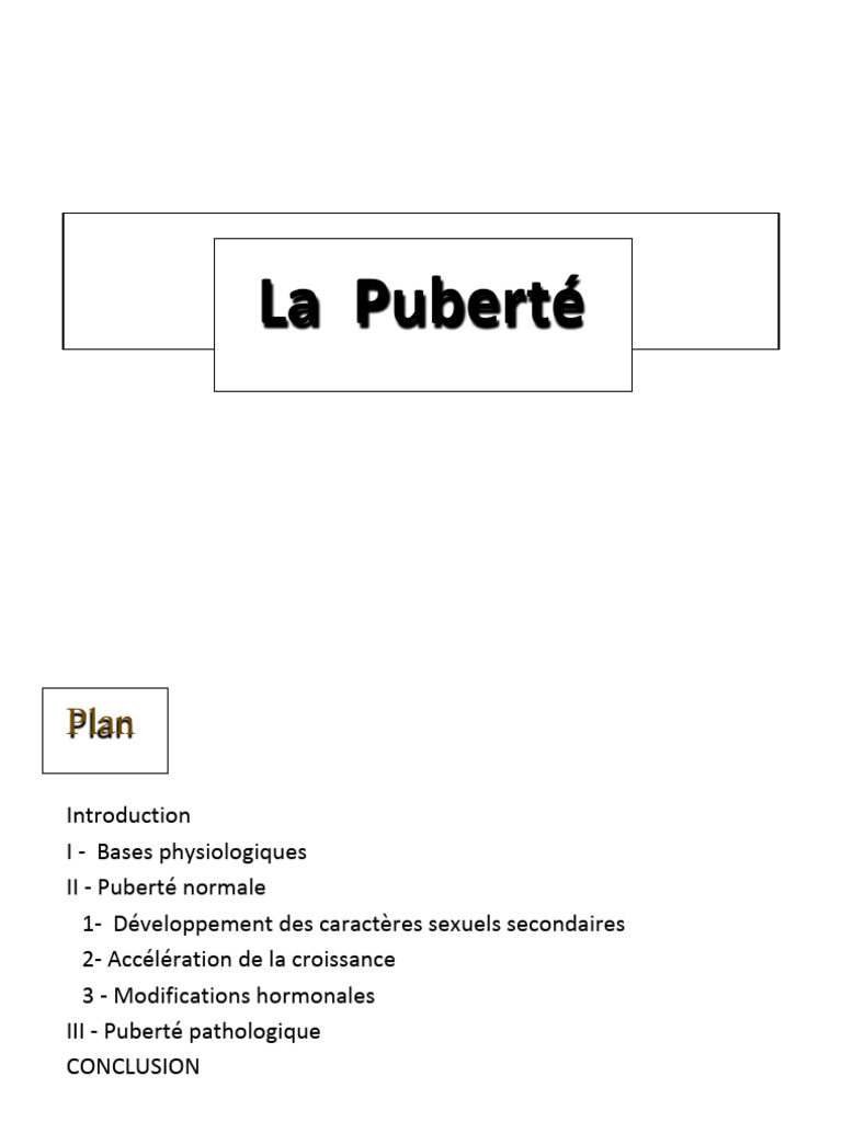 Comprendre la Puberté chez les Garçons | PDF | Puberté | Glandes