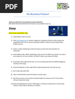 Huberman Protocols | PDF | Sleep | Strength Training