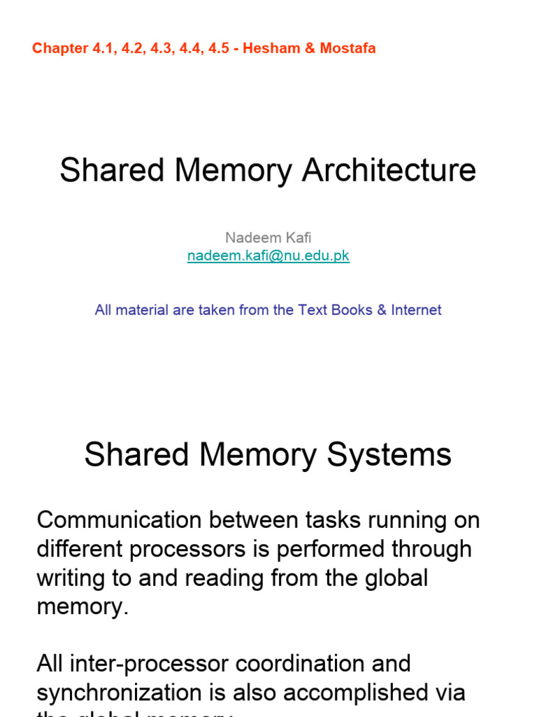 0014 SharedMemoryArchitecture | PDF | Cache (Computing) | Computer ... 0014 SharedMemoryArchitecture | PDF | Cache (Computing) | Computer ...