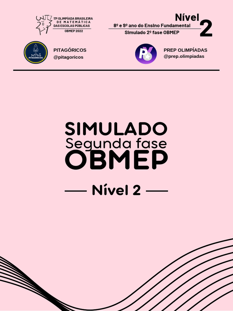 Simulado OBMEP Nível 2: Questões e Desafios | PDF | Triângulo | Números