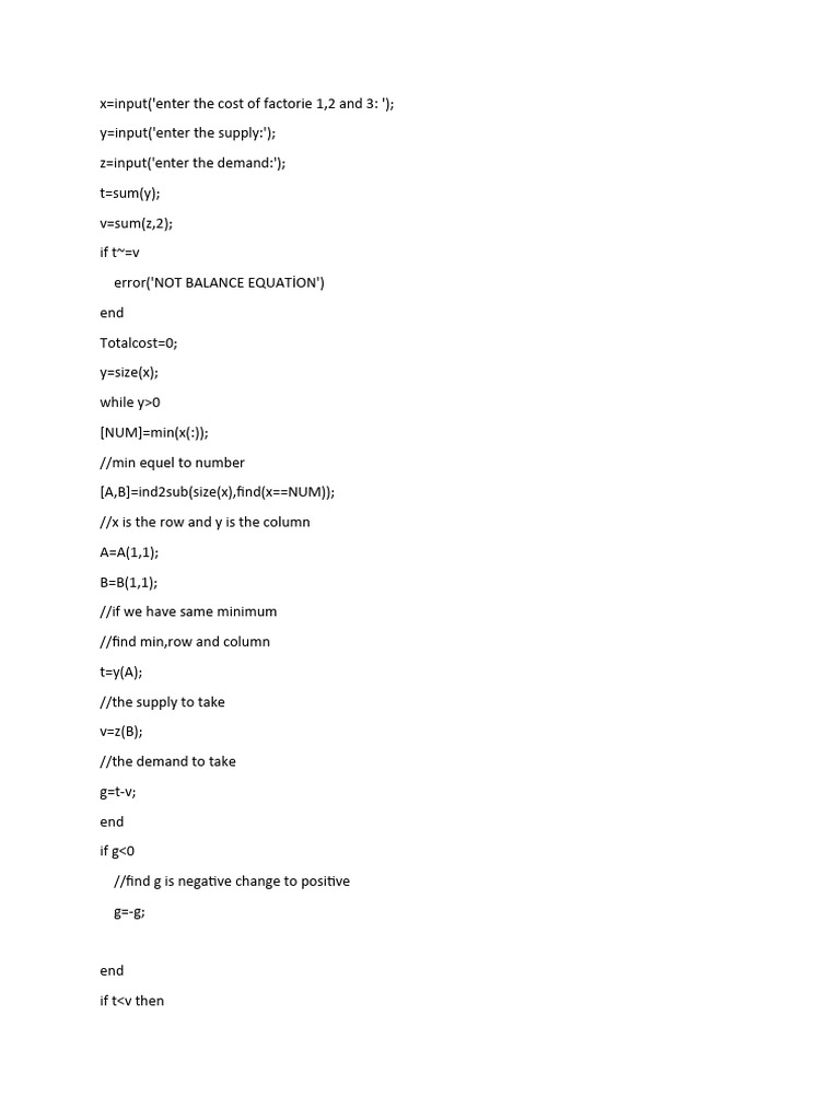 Final Project-2251 Scilab Code | PDF | Teaching Methods & Materials | Science & Mathematics