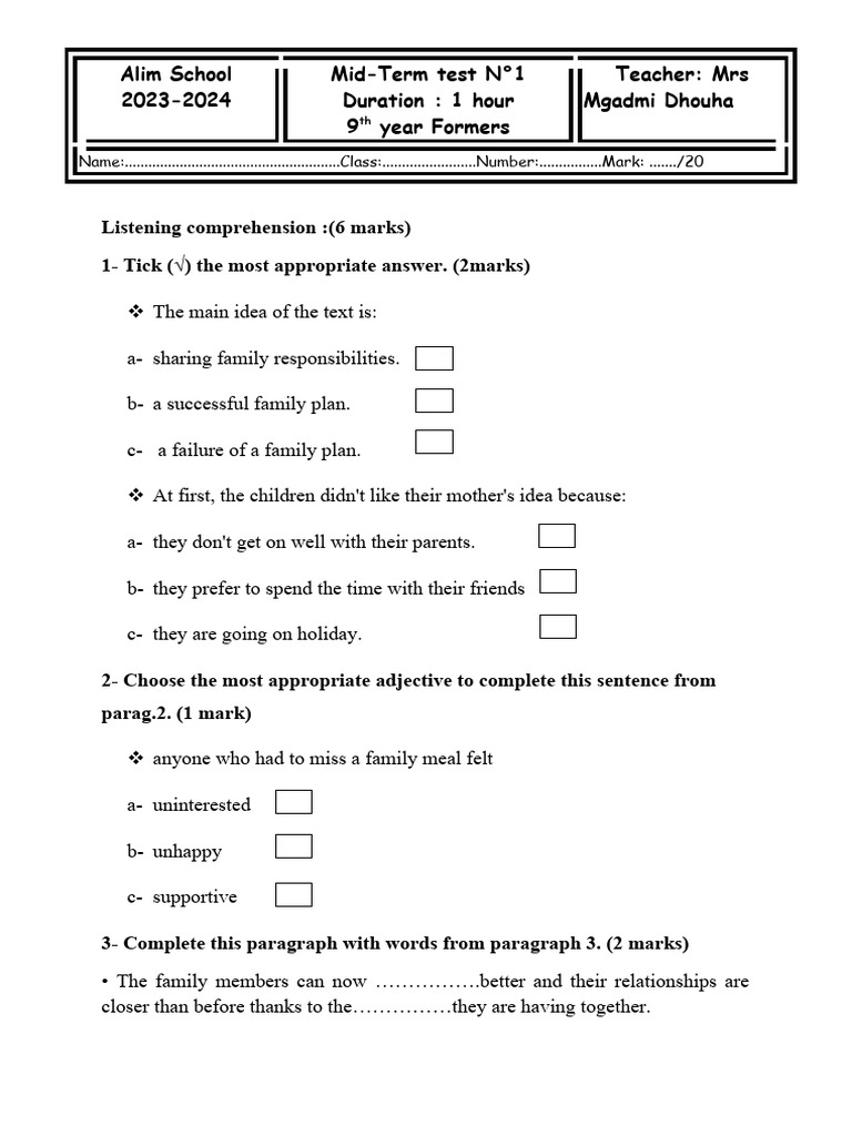 Devoir Anglais | PDF