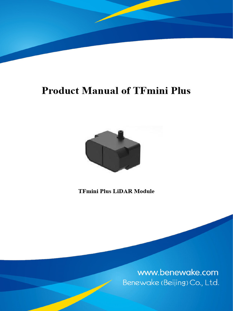 TFmini Plus User - Manual | PDF | Computer Engineering | Computer Science