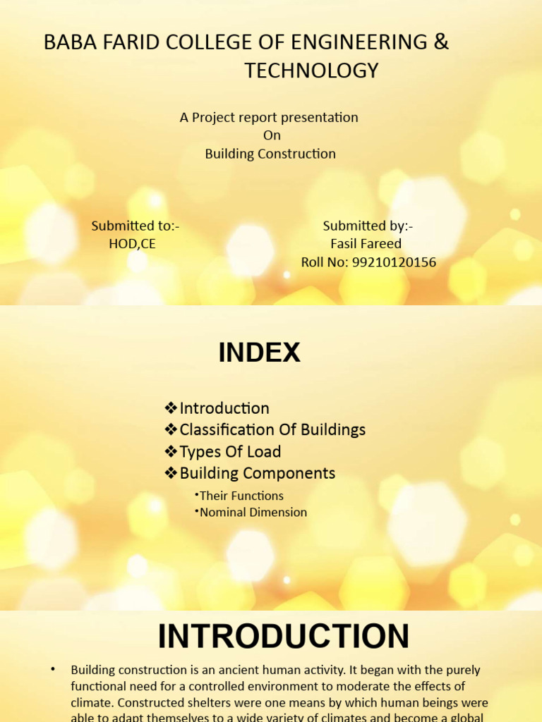 Training Report On Building Construction | PDF | Foundation (Engineering) | Deep Foundation
