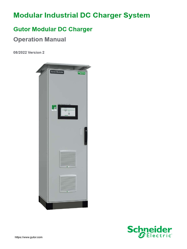 Gutor Modular DC Charger Operation Manual 0000649744 02 en | PDF ...