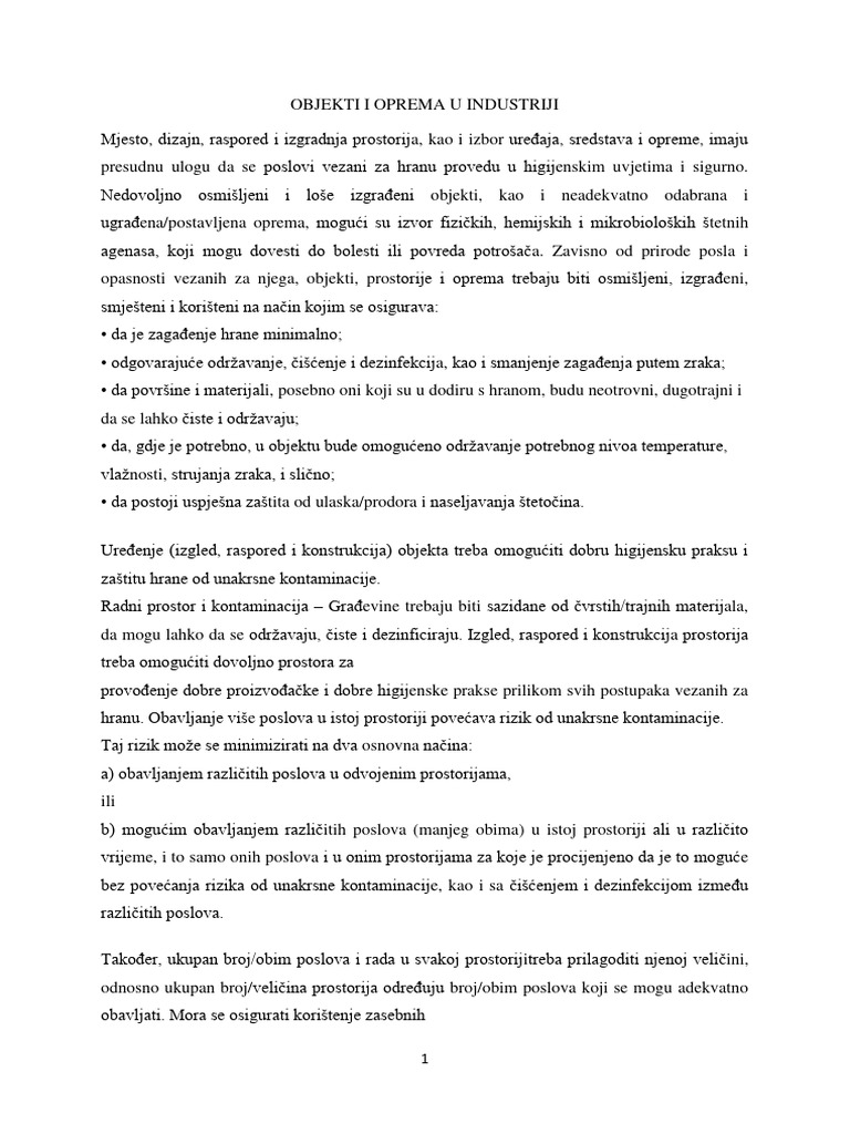 Objekti I Oprema U Industriji | PDF