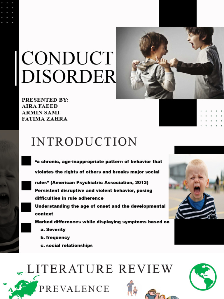 Conduct Disorder | PDF | Psychotherapy | Cognitive Behavioral Therapy