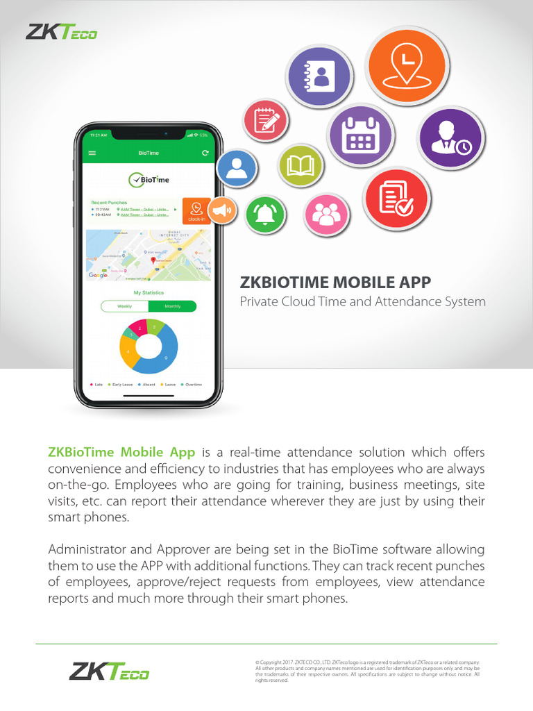 ZKBioTime APP | PDF