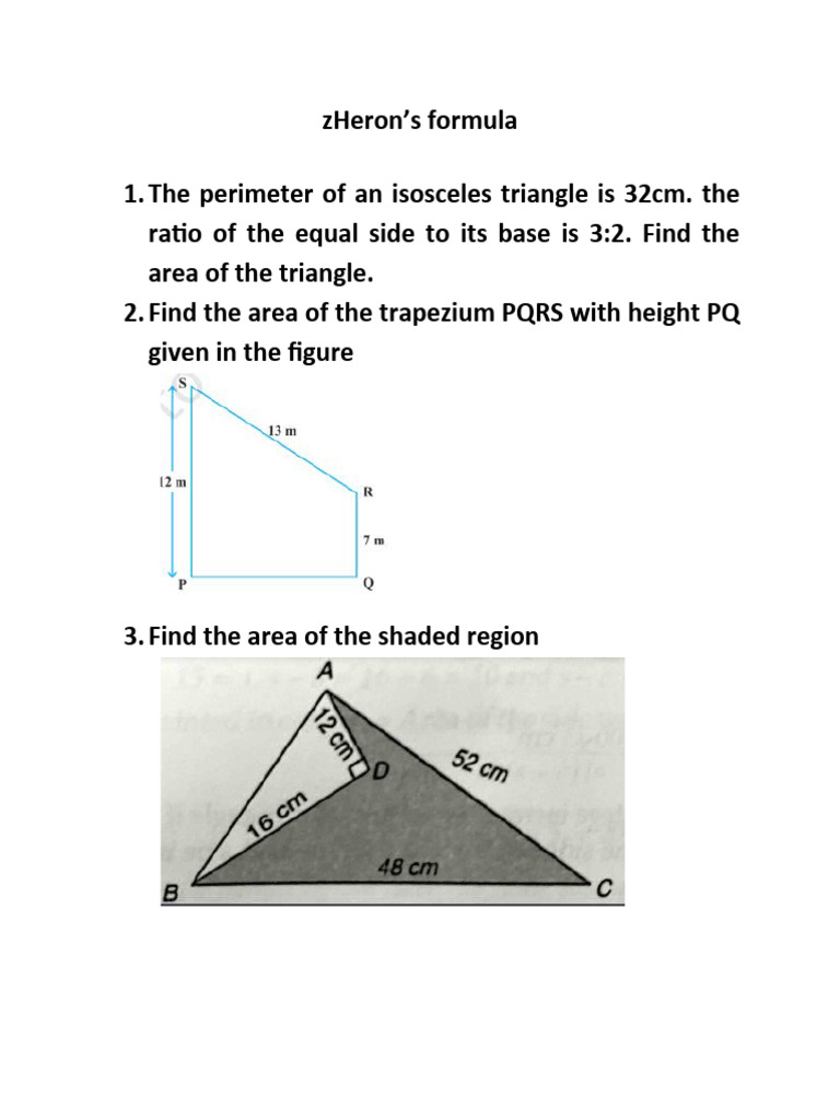 Revision Herons | PDF