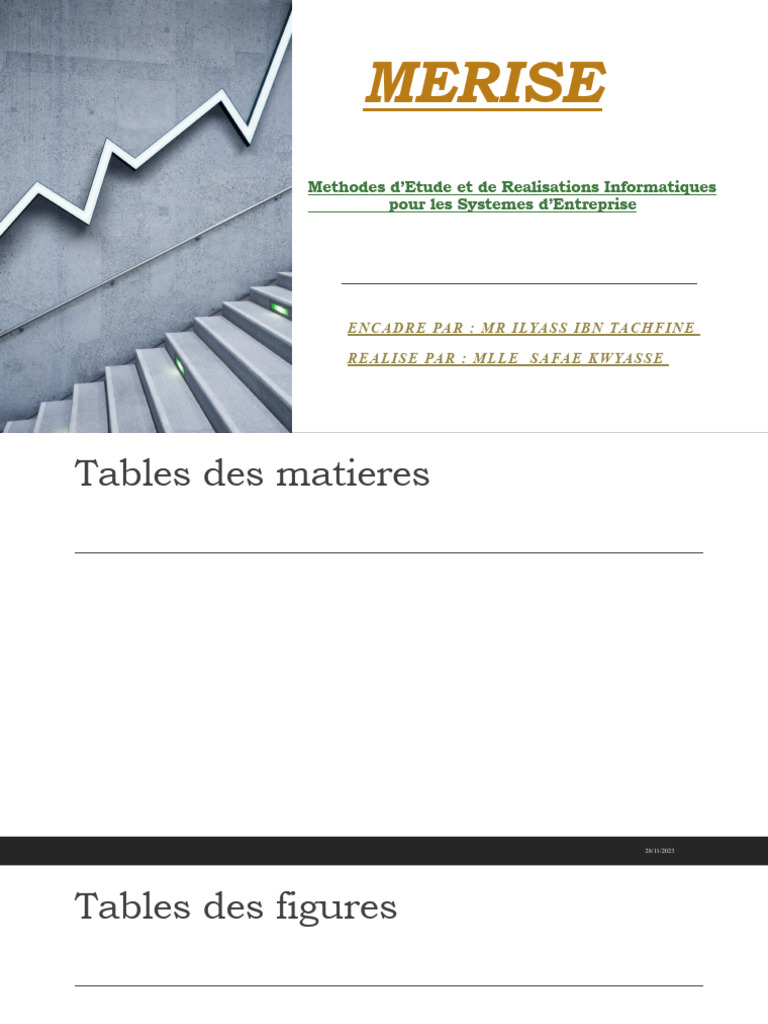 Merise Final | PDF | Informatique | Ingénierie des systèmes