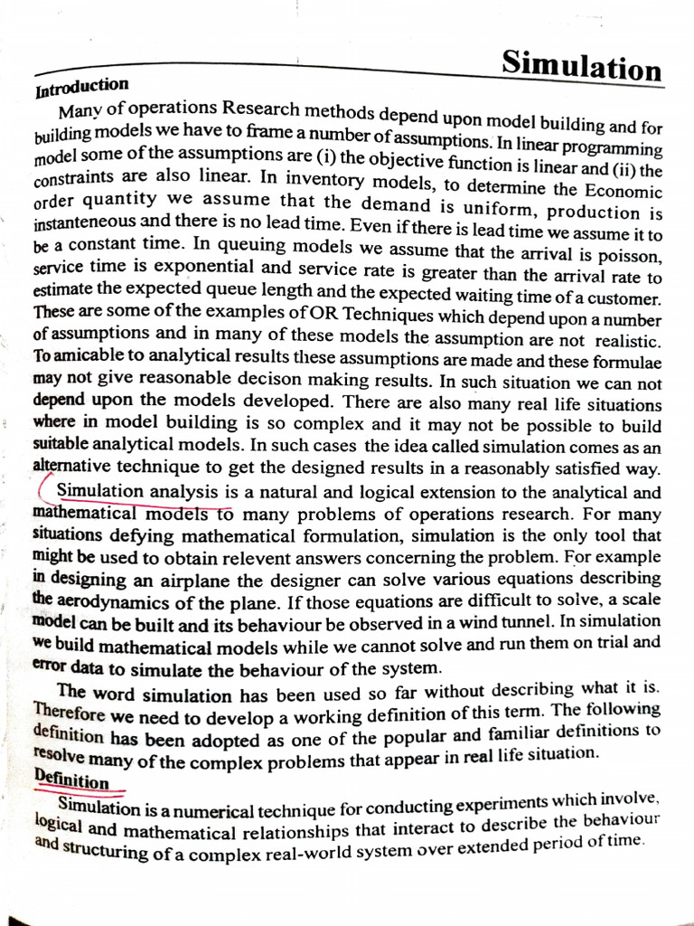 RMT Unit 5 Cont... | PDF | Simulation | Monte Carlo Method