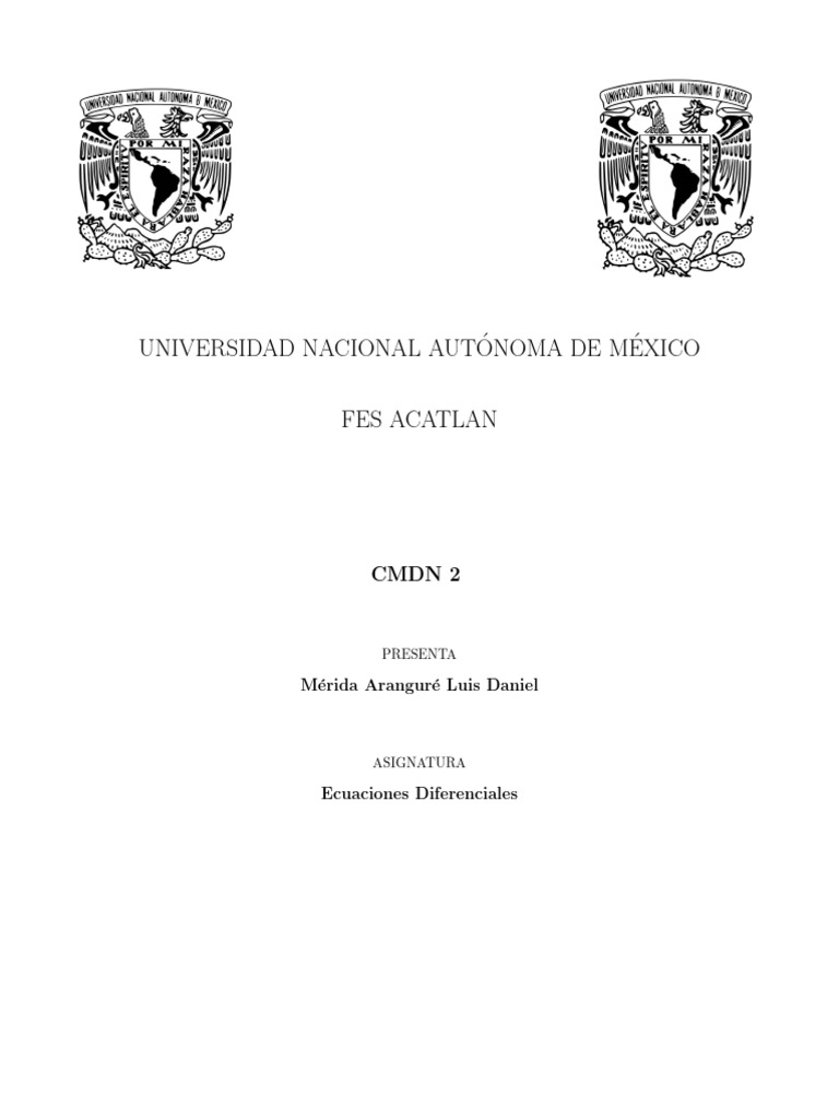 CMD2 Merged | PDF | Ecuaciones | Linealidad