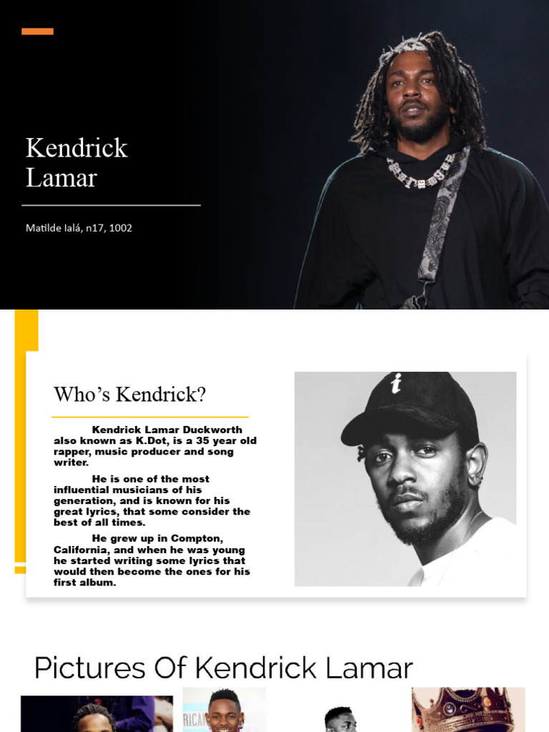 Kendrick Lamar: Influential Lyricist | PDF