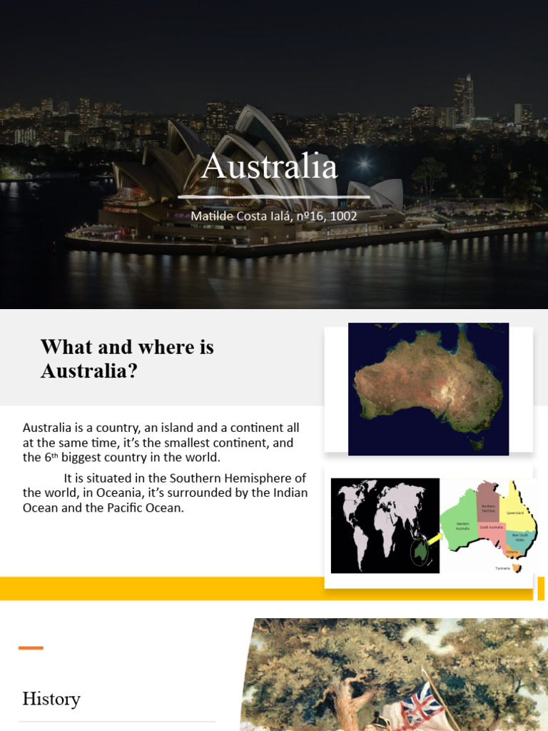 English Presentation Australia | PDF | Australia | Australia (Continent)