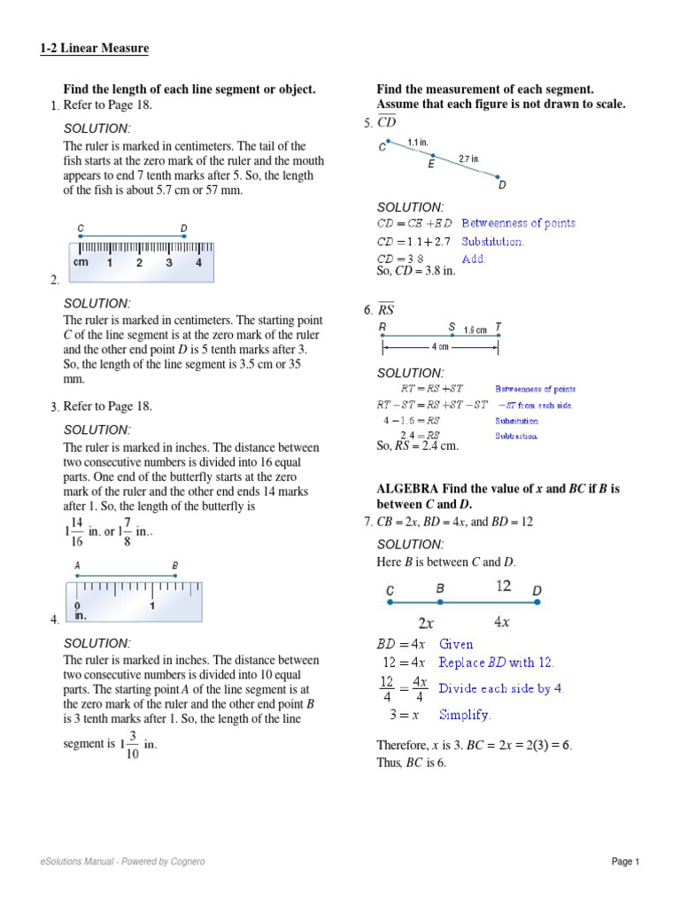1-2 Linear Measure | PDF | Inequality (Mathematics) | Mathematics