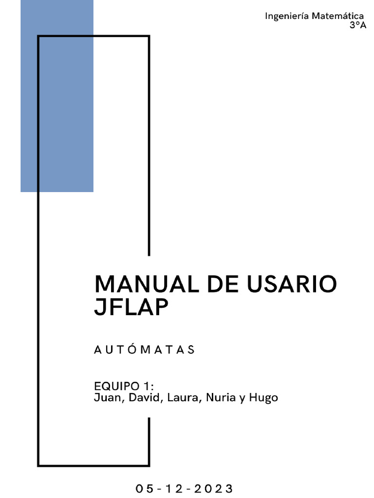 Guía Completa de JFLAP: Instalación y Uso | PDF | Ingeniería ...