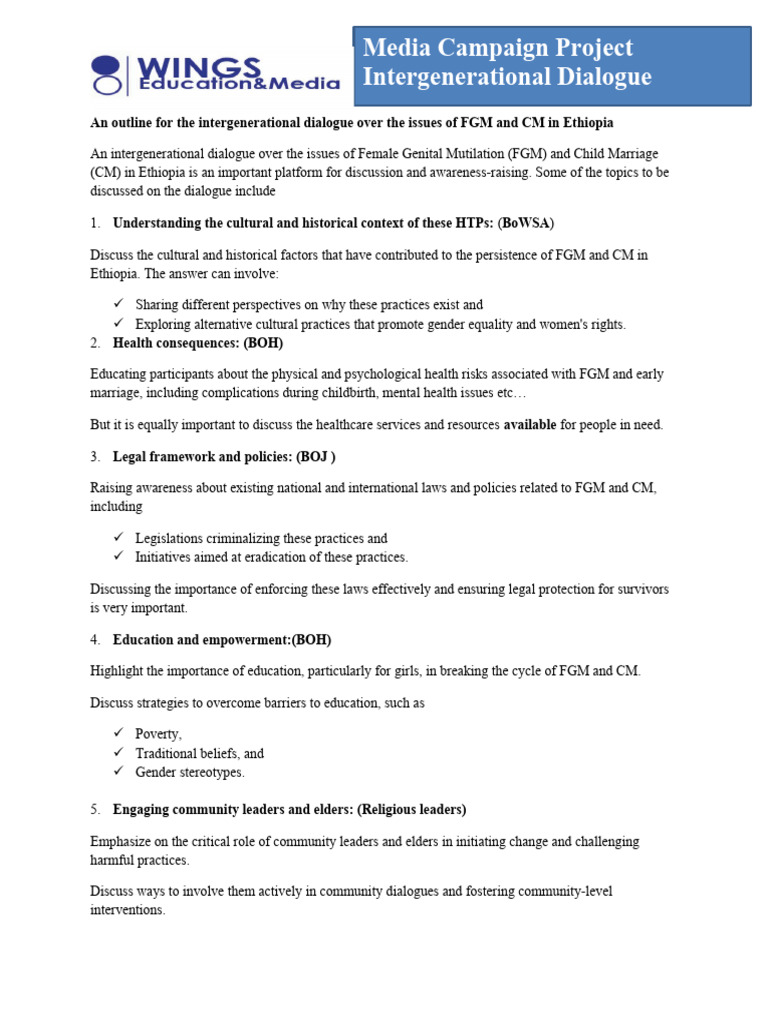 Outline and List of Panelists and Participants For The ...