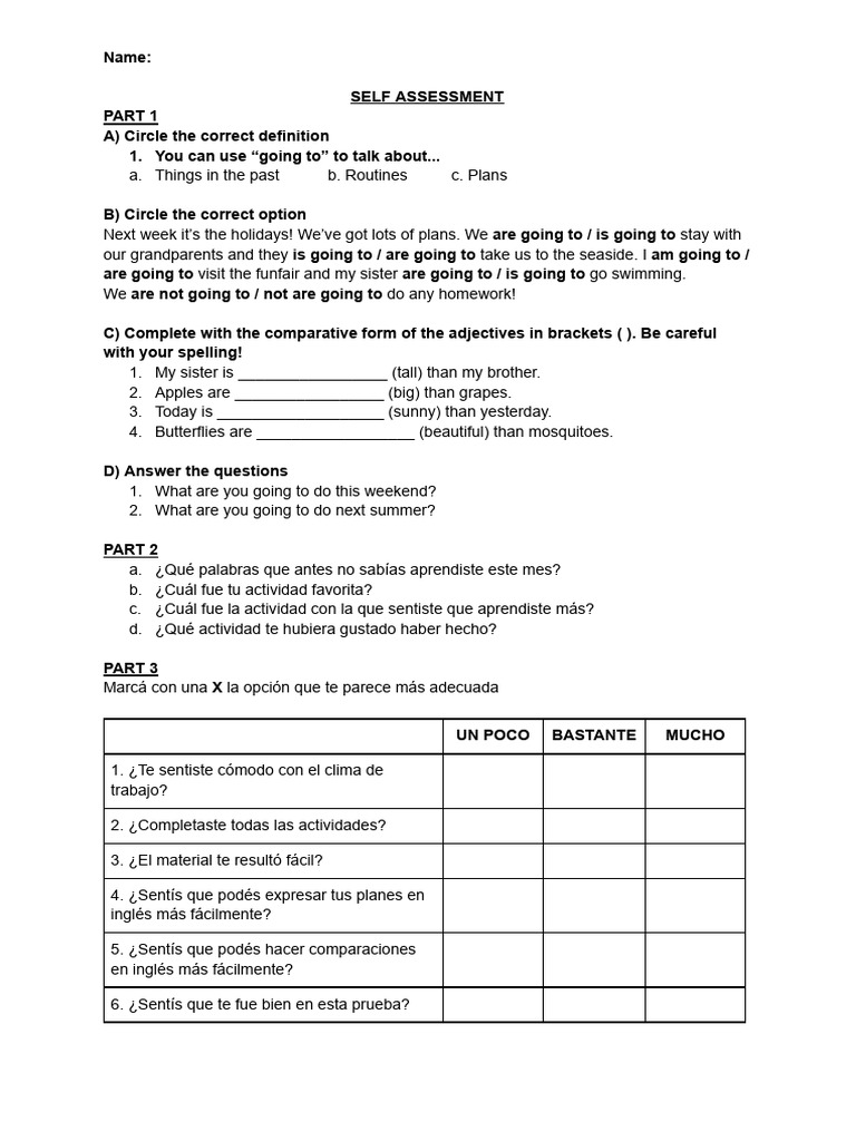 Autoevaluación Módulo 6 Semana 4 | PDF | Artes del Lenguaje y ...