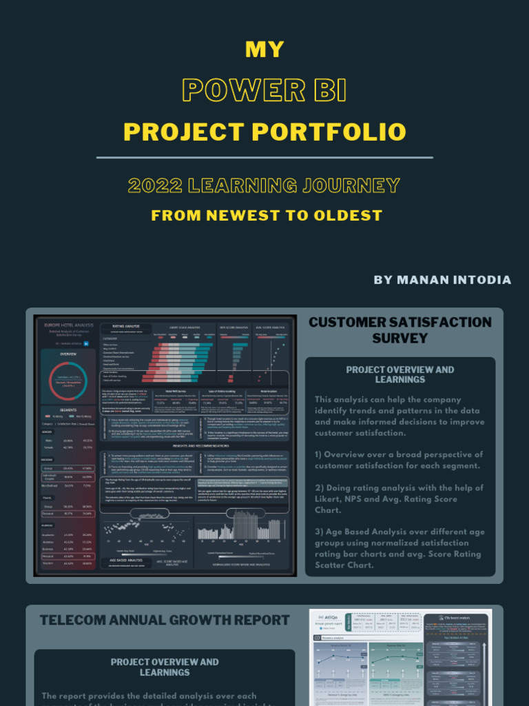 Power BI Project Portfolio 2022 | PDF | Data | Air Pollution