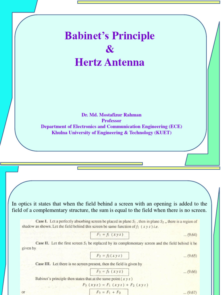 Babynet HertzMarconi Antenna Slot | PDF | Antenna (Radio) | Radio