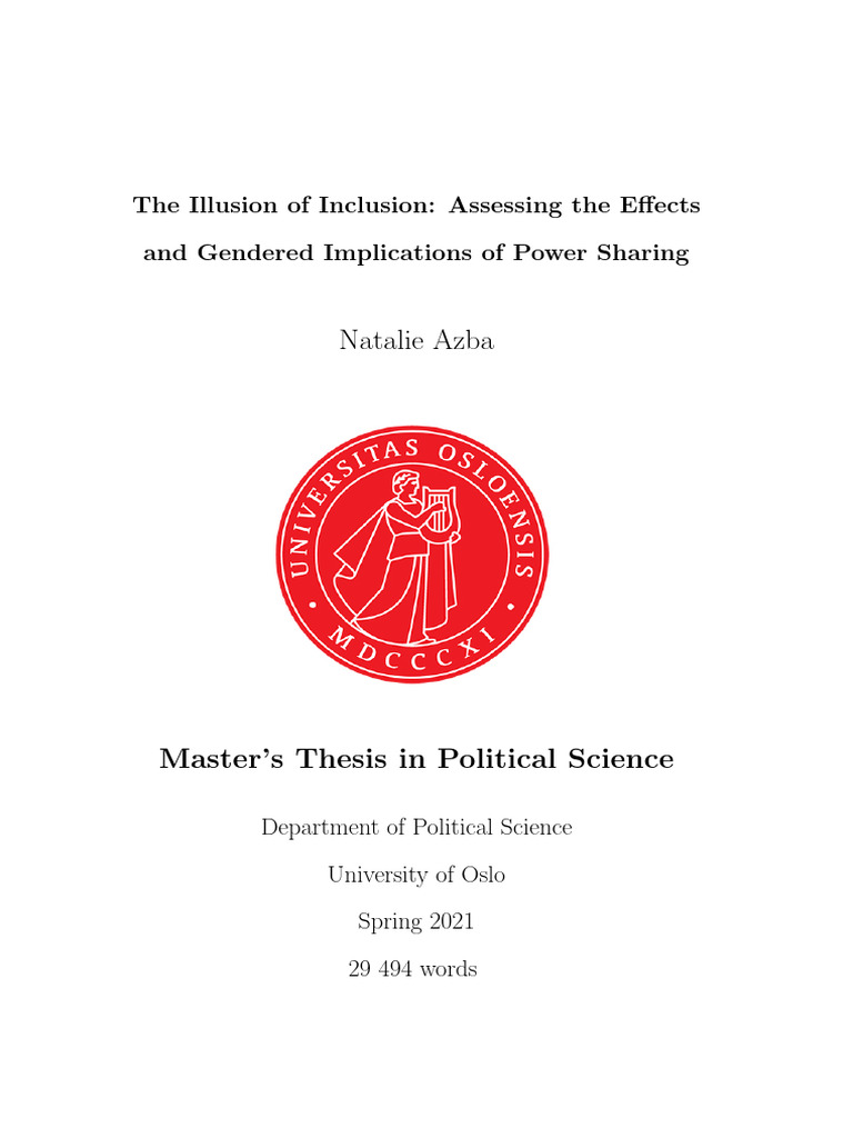 The Illusion Of Inclusion Assessing The Effects And Gendered 1882