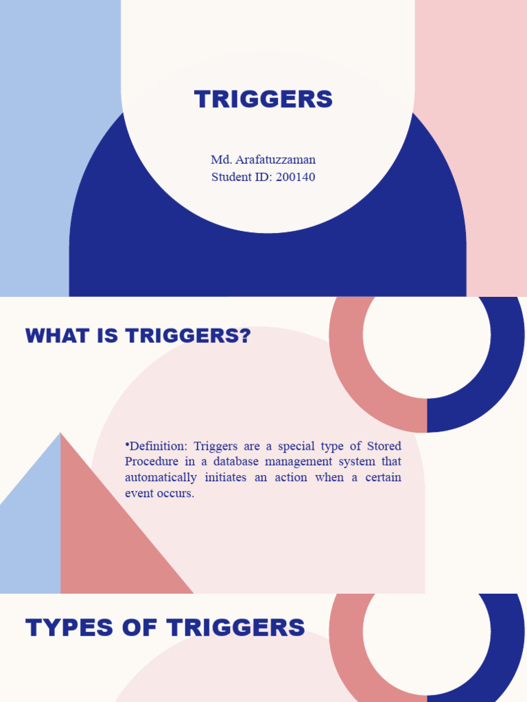 Triggers | PDF | Information Retrieval | Information Science