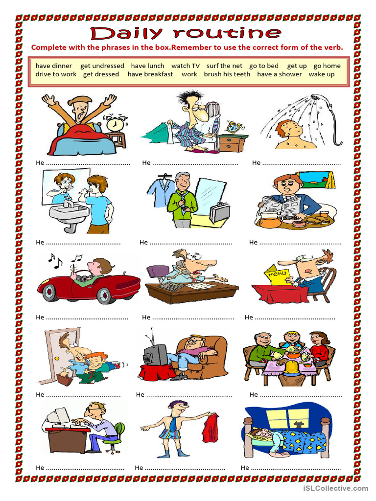 Daily Routine. | PDF