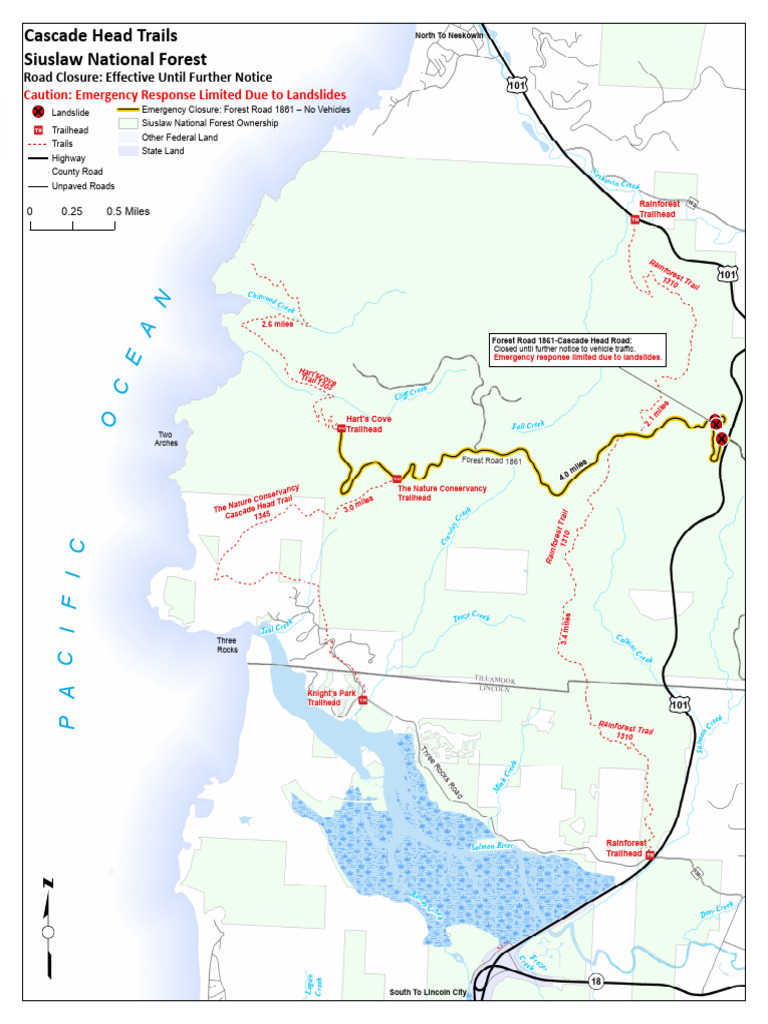 Roads and Trails of Cascade Head | PDF