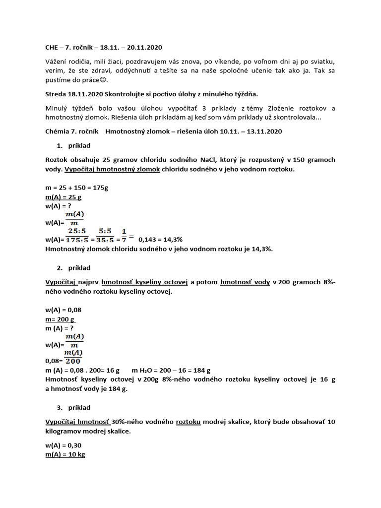 BULIKOVa Mgr. CHE 7. Rocnik 18.11.-20.11 | PDF