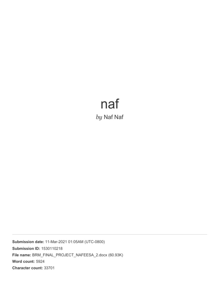 By Naf Naf | PDF