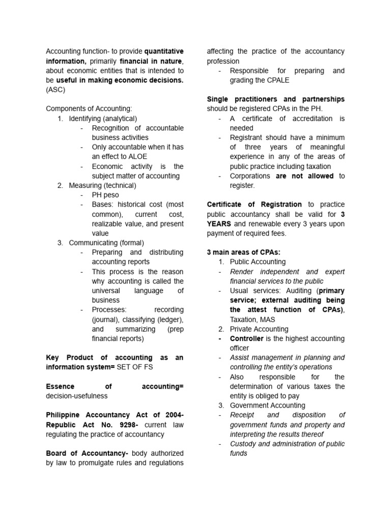 Standard Setting Bodies | PDF | Accounting | Financial Economics