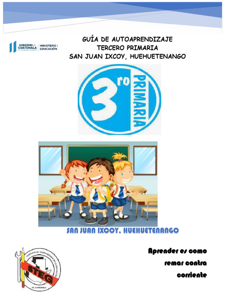 Guía de Autoaprendizaje Tercero Primaria | PDF | Sistema digestivo ...