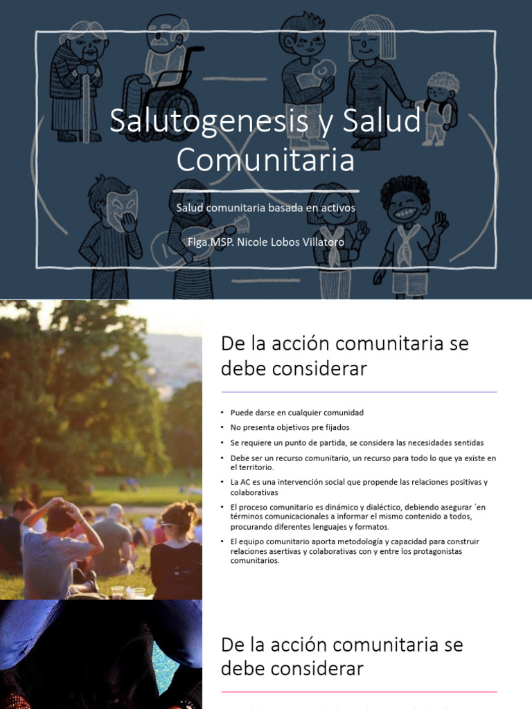 Salutogenesis y Activos en Salud Comunitaria | PDF | Cognición