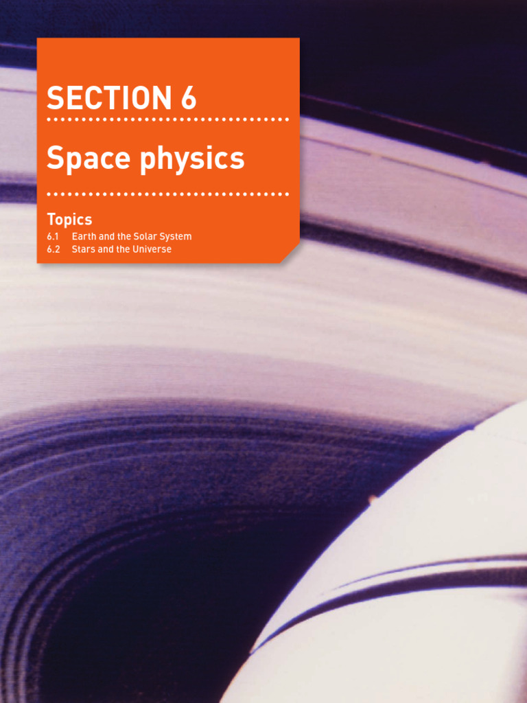 Cambridge IGCSE (TM) Physics 4th Edition Space Physics | PDF | Solar ...