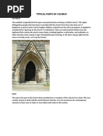 Church Architecture Glossary Guide | PDF | Altar | Architectural Design
