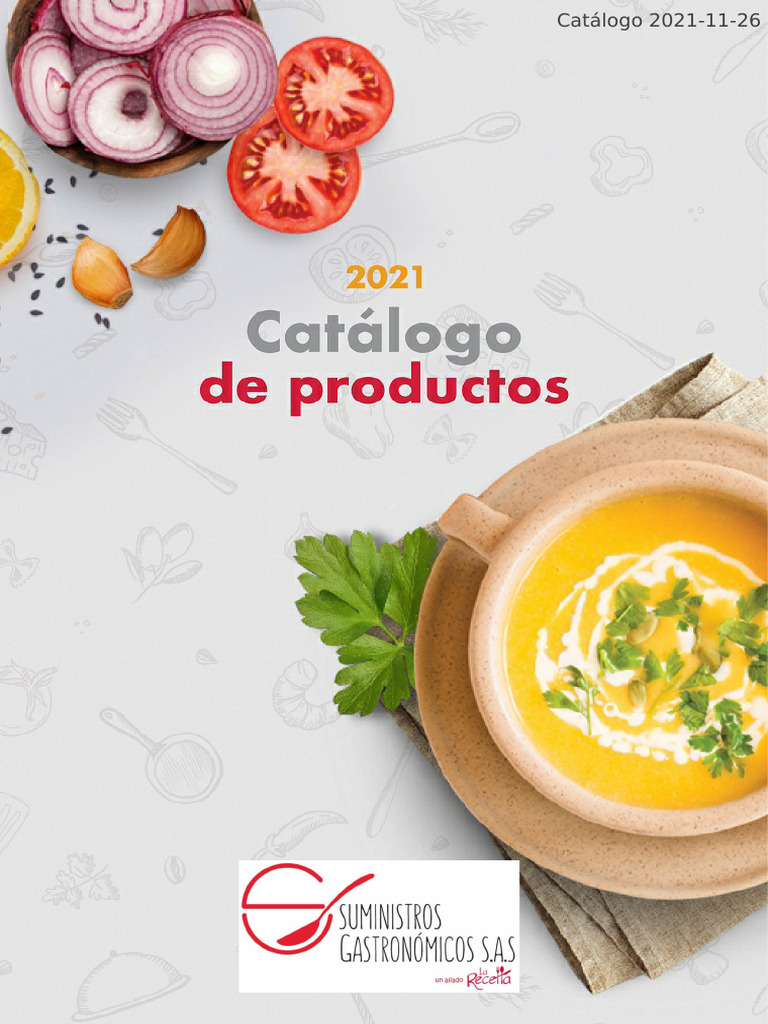 Catalogo Food Services 2021 Suministros Gastronomicos Sas | PDF ...