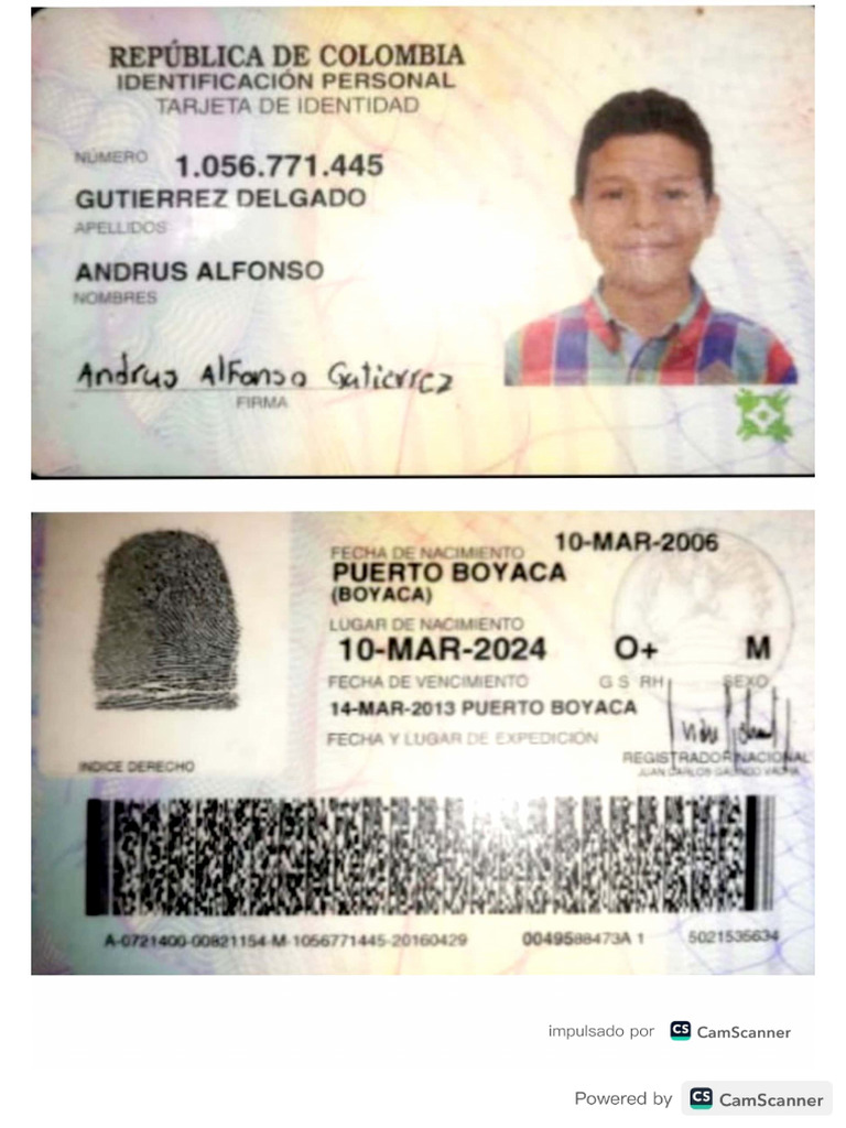 Documento de Identidad | PDF