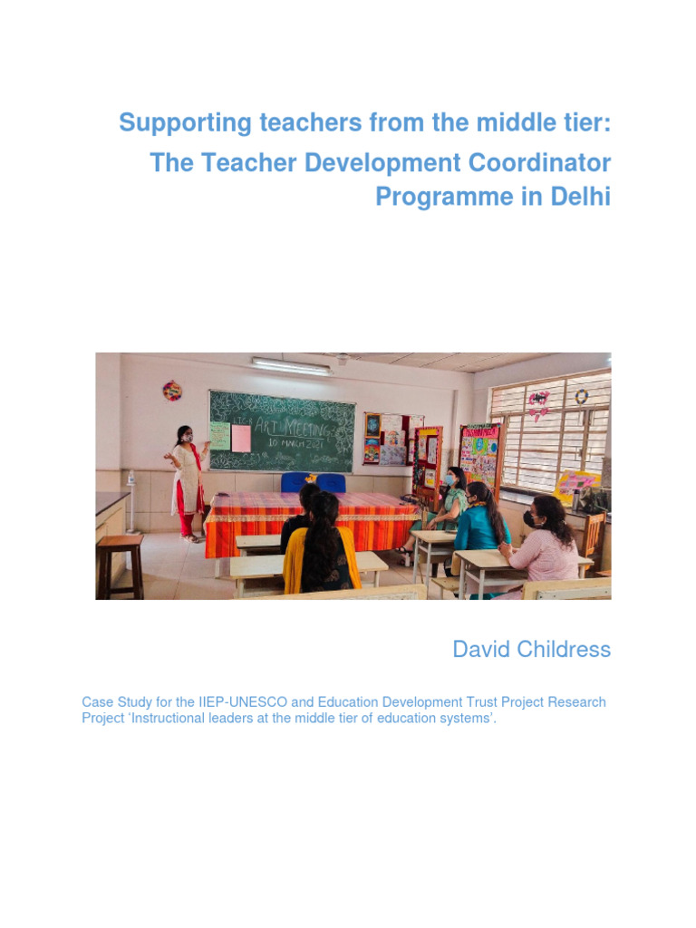 Delhi Case Study Final Exec Summary | PDF | Mentorship | Teachers